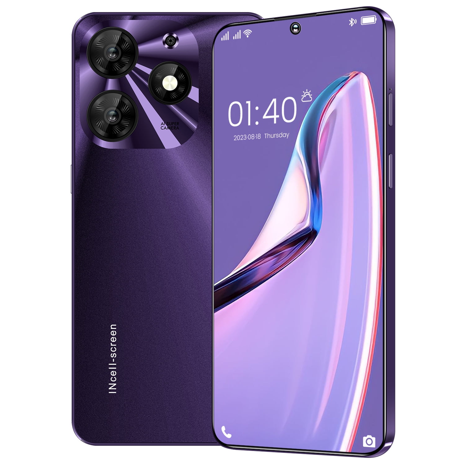 Global Version, Unlocked Android Phones, 6.52"Incell Screen Cell Phones ...