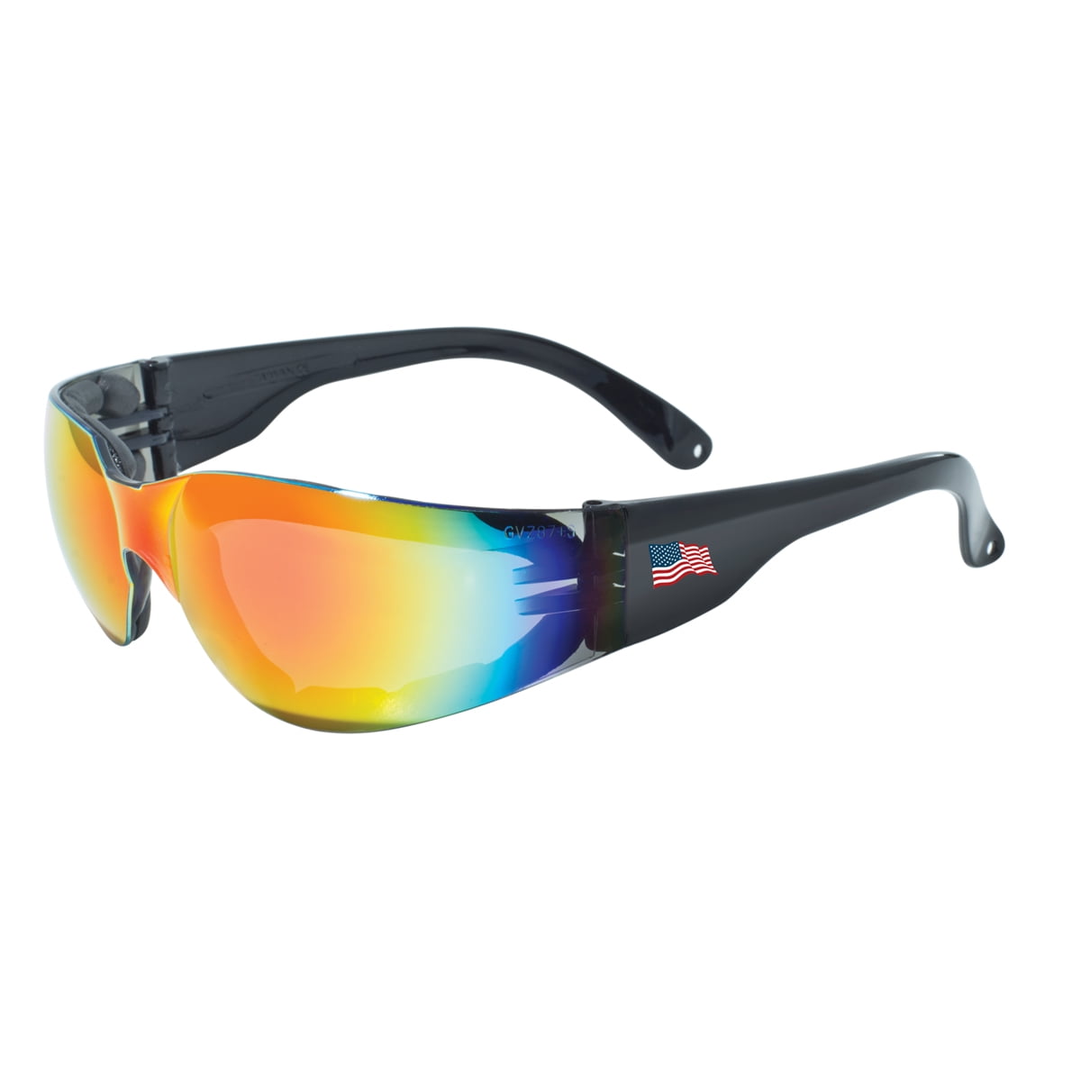 Global Vision Eyewear ANSI Z87-Plus Safety Glasses RIDERFLAGGTR Rider ...