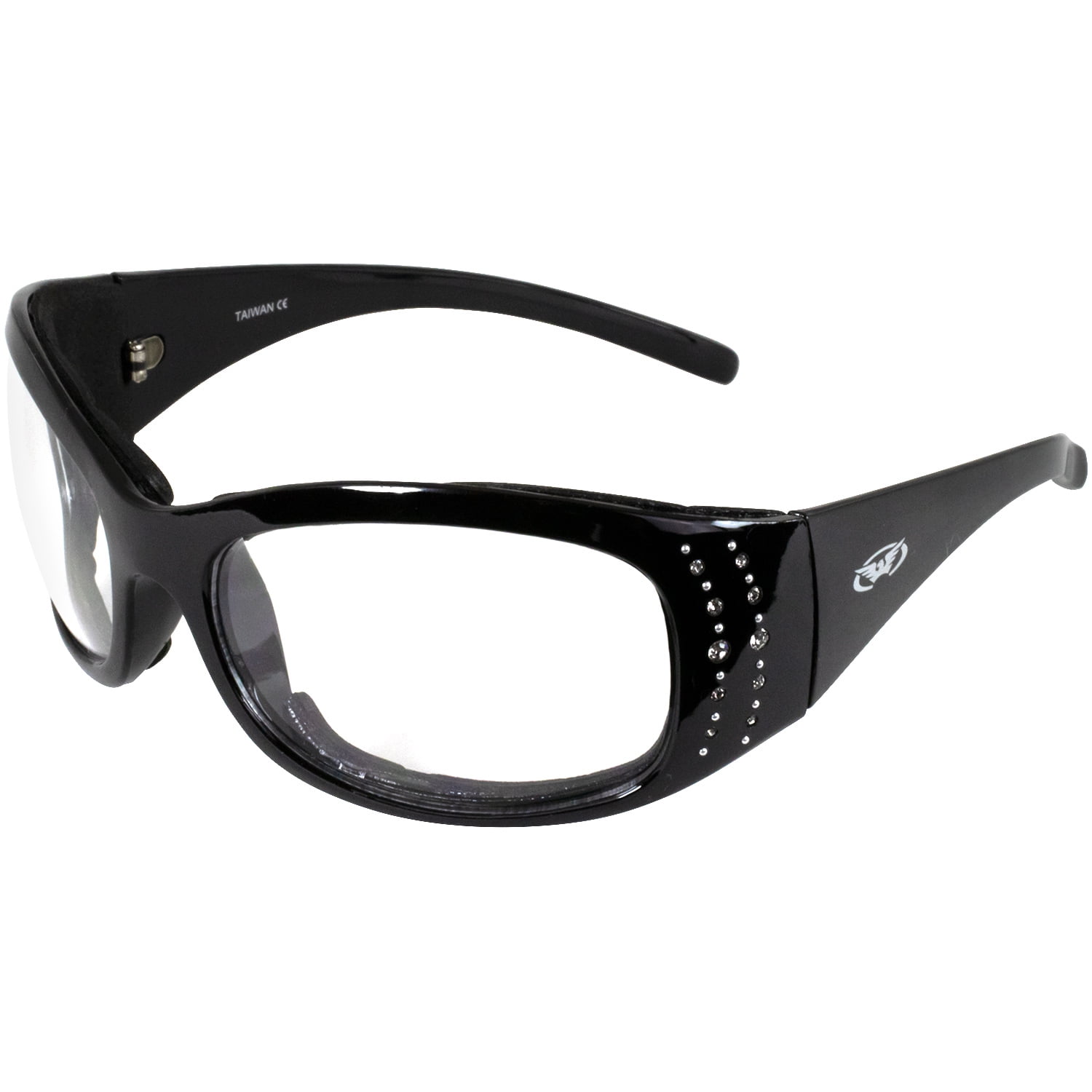 Global Vision Eyewear Marilyn 2 Plus Motorcycle Glasses for Women Black ...