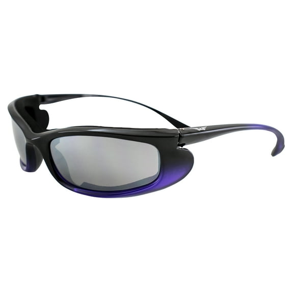 Global Vision Shadow Motorcycle Riding Sunglasses Two-Tone Black and ...