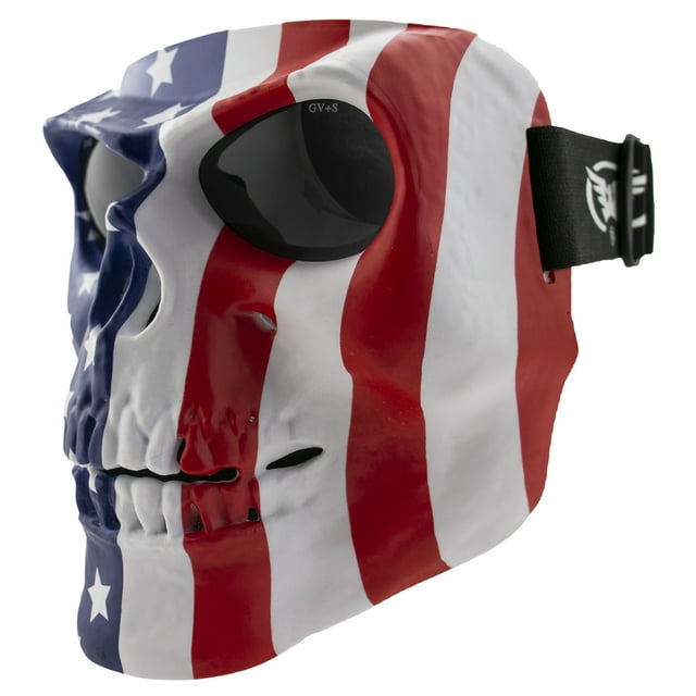 Global Vision Skull Mask Motorcycle Full Face Coverage Riding Goggles ...