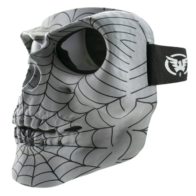 Global Vision Skull Mask Motorcycle Full Face Coverage Riding Goggles ...