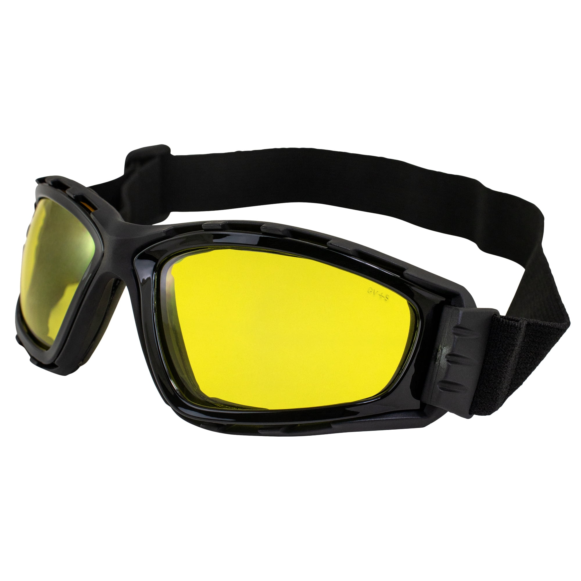 Global Vision Trip Motorcycle Goggles Black Frames with Clear Lenses ...