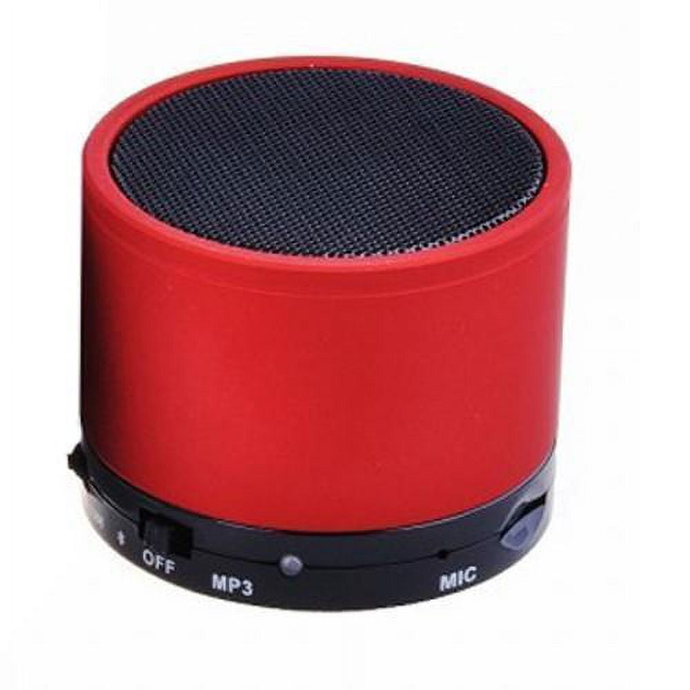 GlobalTone Bluetooth High Performance Portable Speaker + Micro SD Red - Walmart Business Supplies