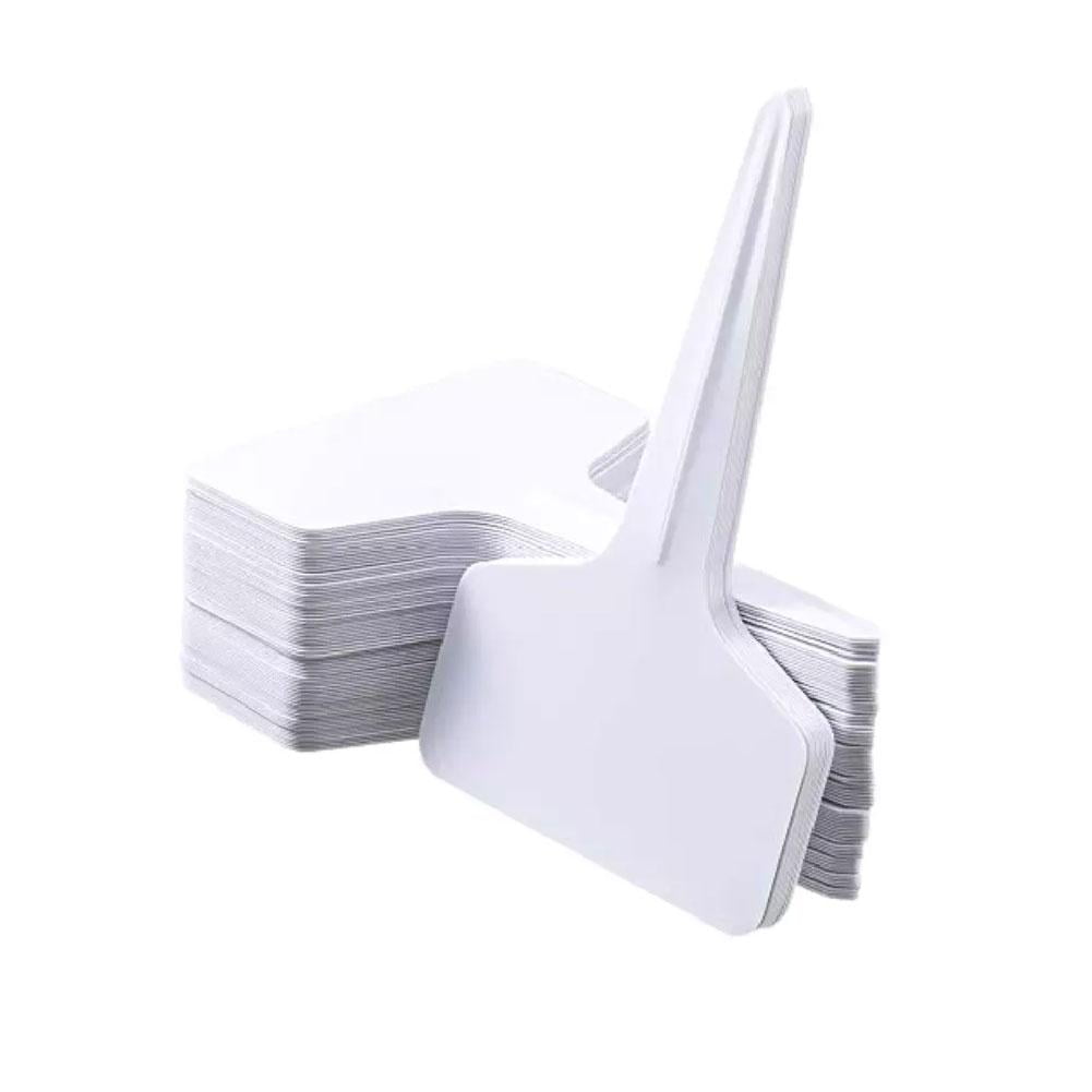 GlobalVista Fgbetcv 50 Pcs Plastic Plant LabelsTType Garden Stake Tags ...
