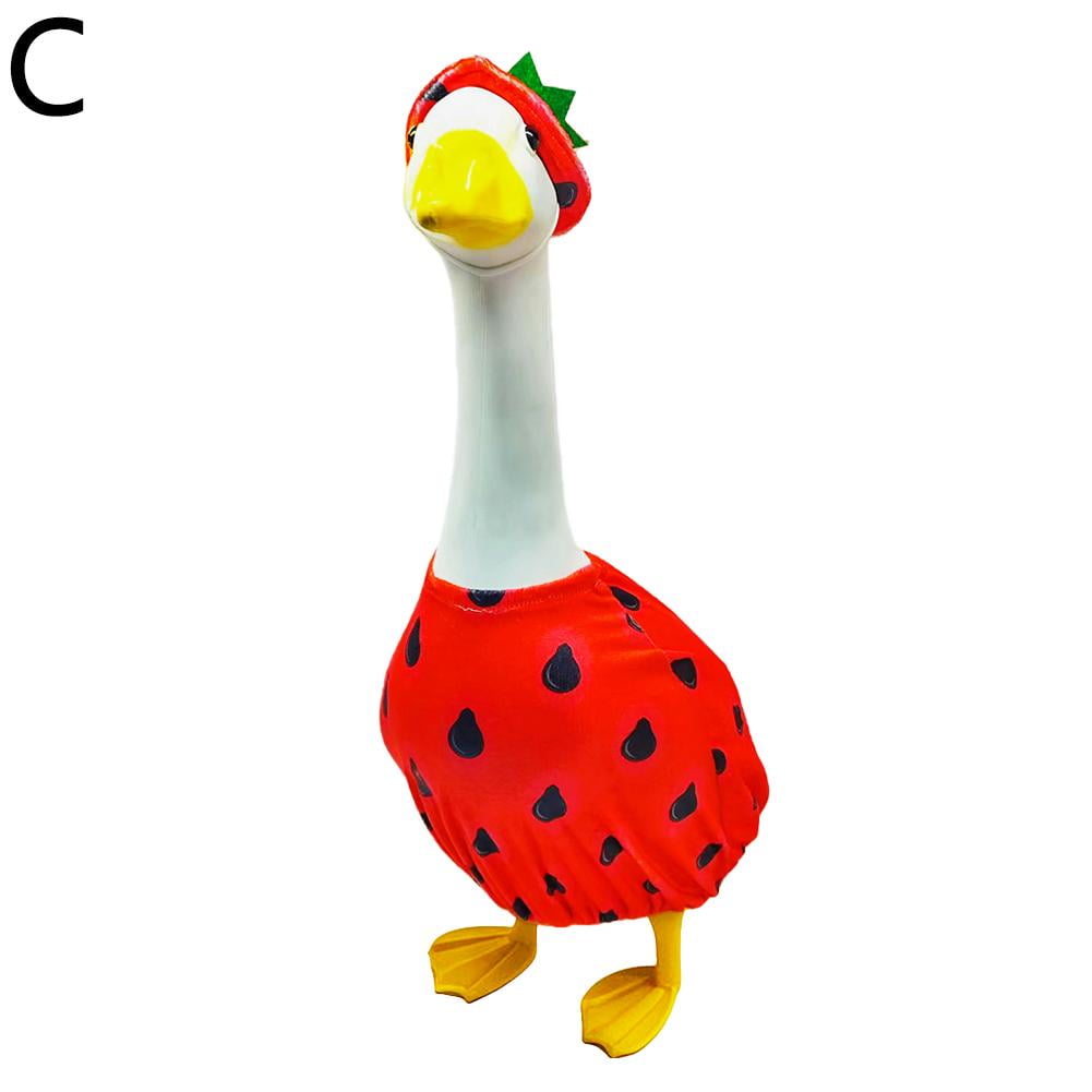 GlobalVista Spring Porch Goose Bow Dress Ornaments Figures Statues ...