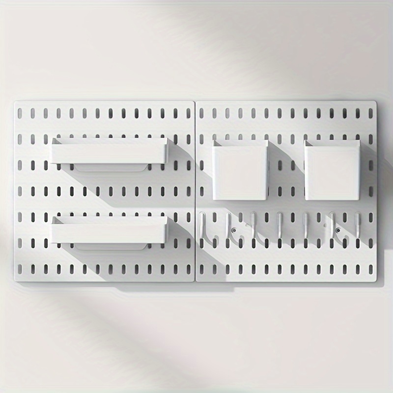 Globalgogo,Combination Wall Organizer Kit, 2 Pieces Peg Board and 11 ...