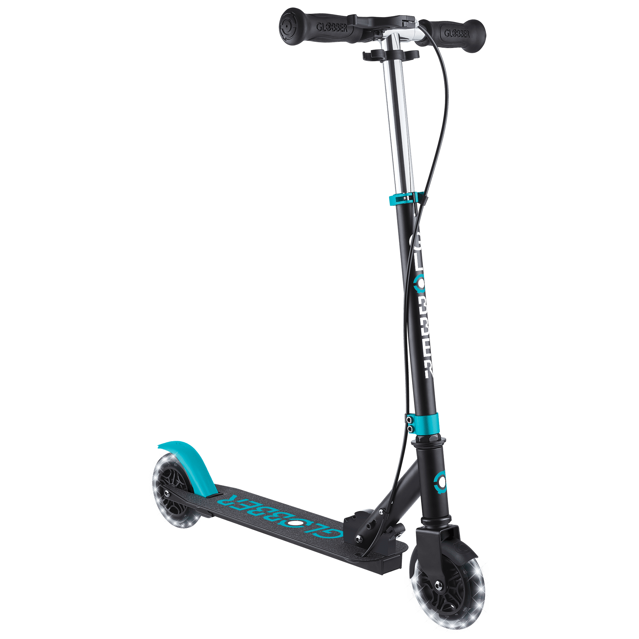 Globber Flow Element Junior Lights Scooter - Teal - Walmart.com