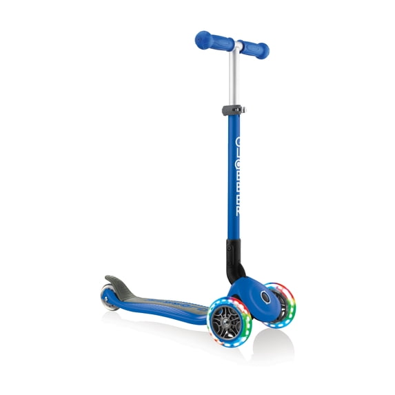 Globber Primo Foldable Scooter for Big Kids with Motion Activated ...