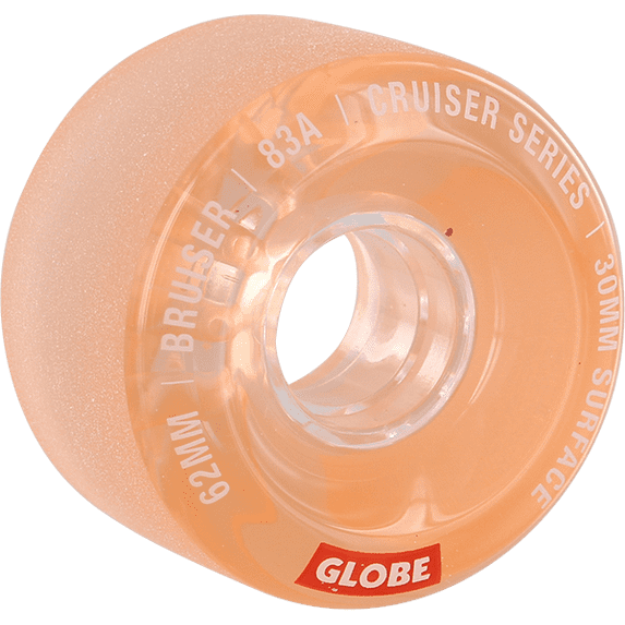 Globe Bruiser Clear Coral Skateboard Wheels 62mm 83a (Set of 4 ...