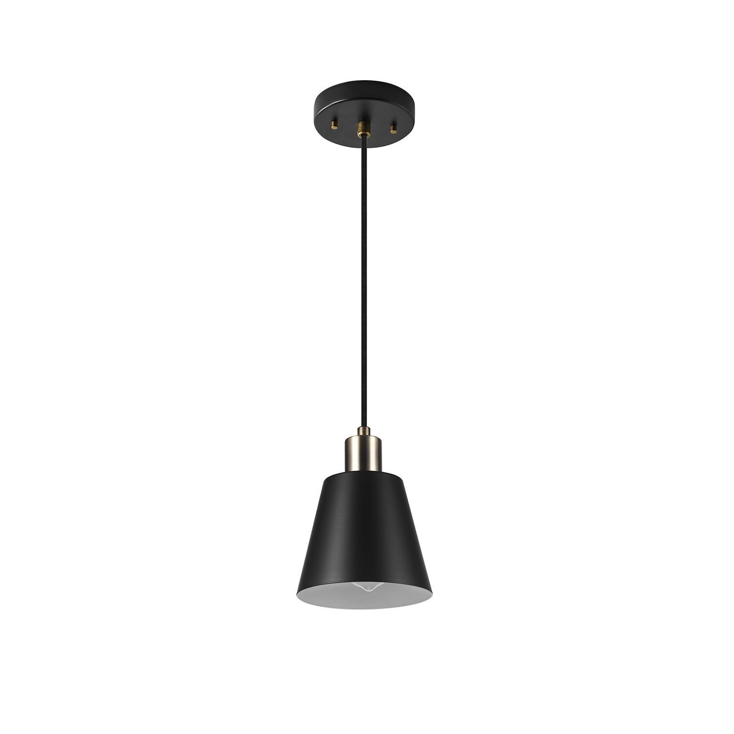 Free Shipping! Globe Electric 1-Light Matte Black Pendant Light with ...