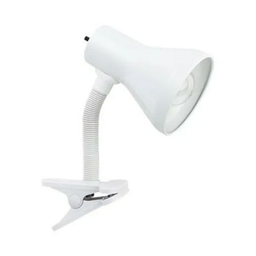 Globe Electric LED Gooseneck Clip Lamp, 10.25" Bedside Bedroom Desk ...
