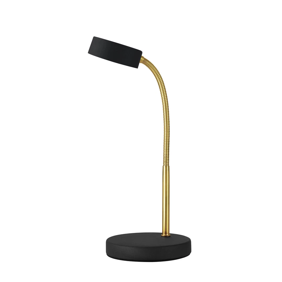 Globe Electric 30061 Black 5W Led Desk Lamp With Integrated 3000K Led ...
