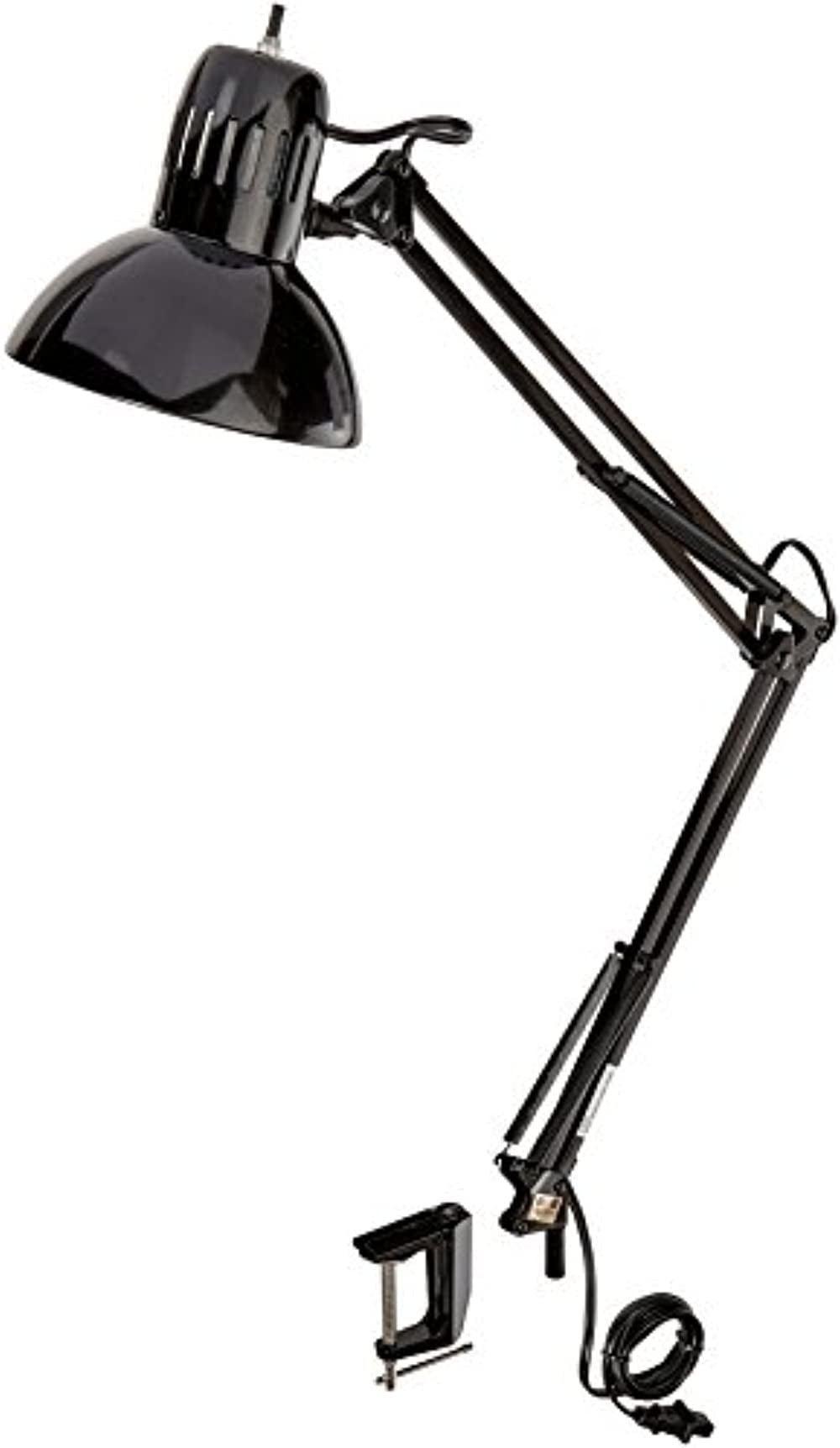 Globe Electric 32" Multi-Joint Metal Clamp Black Desk Lamp, 56963 ...