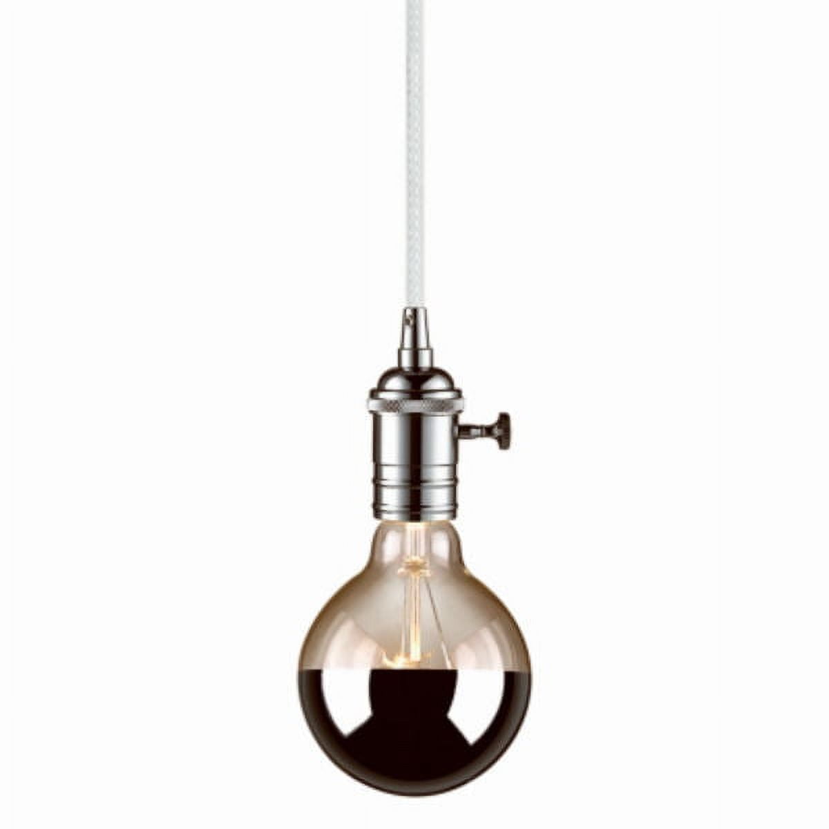 Globe Electric 65442 Plug In Pendant with Mounting Hardware, Chrome ...