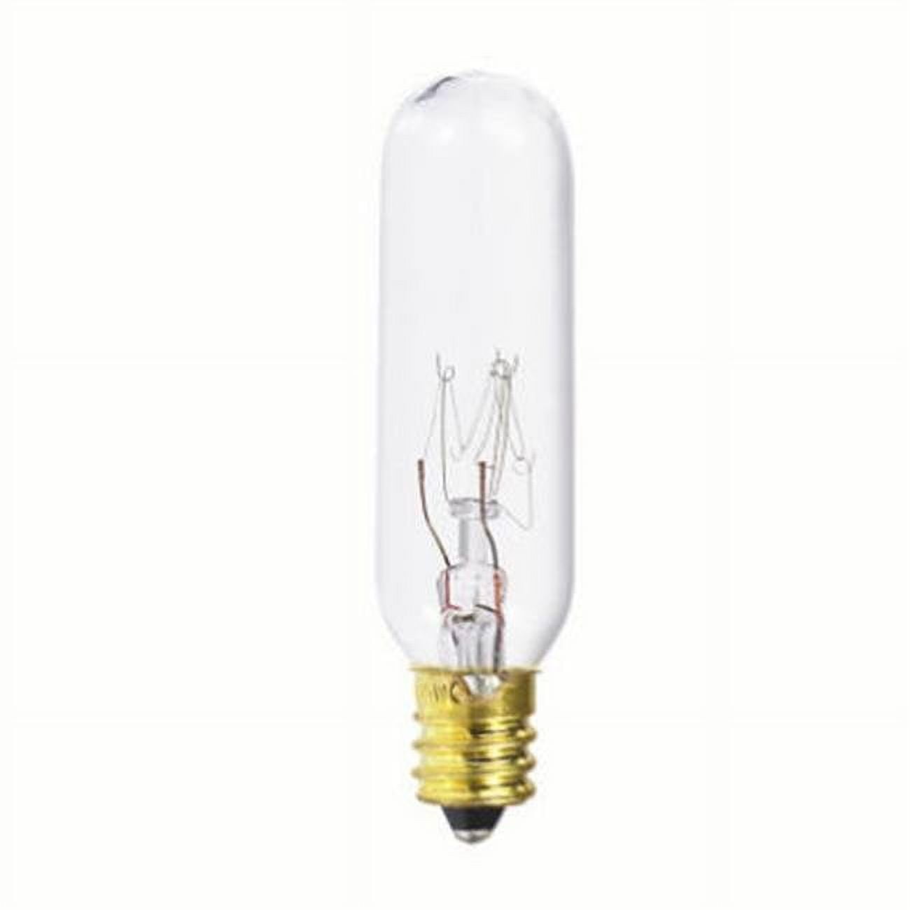 Globe Electric 70847 15 Watts Clear Finish- Tubular Light Bulb - 3 in ...