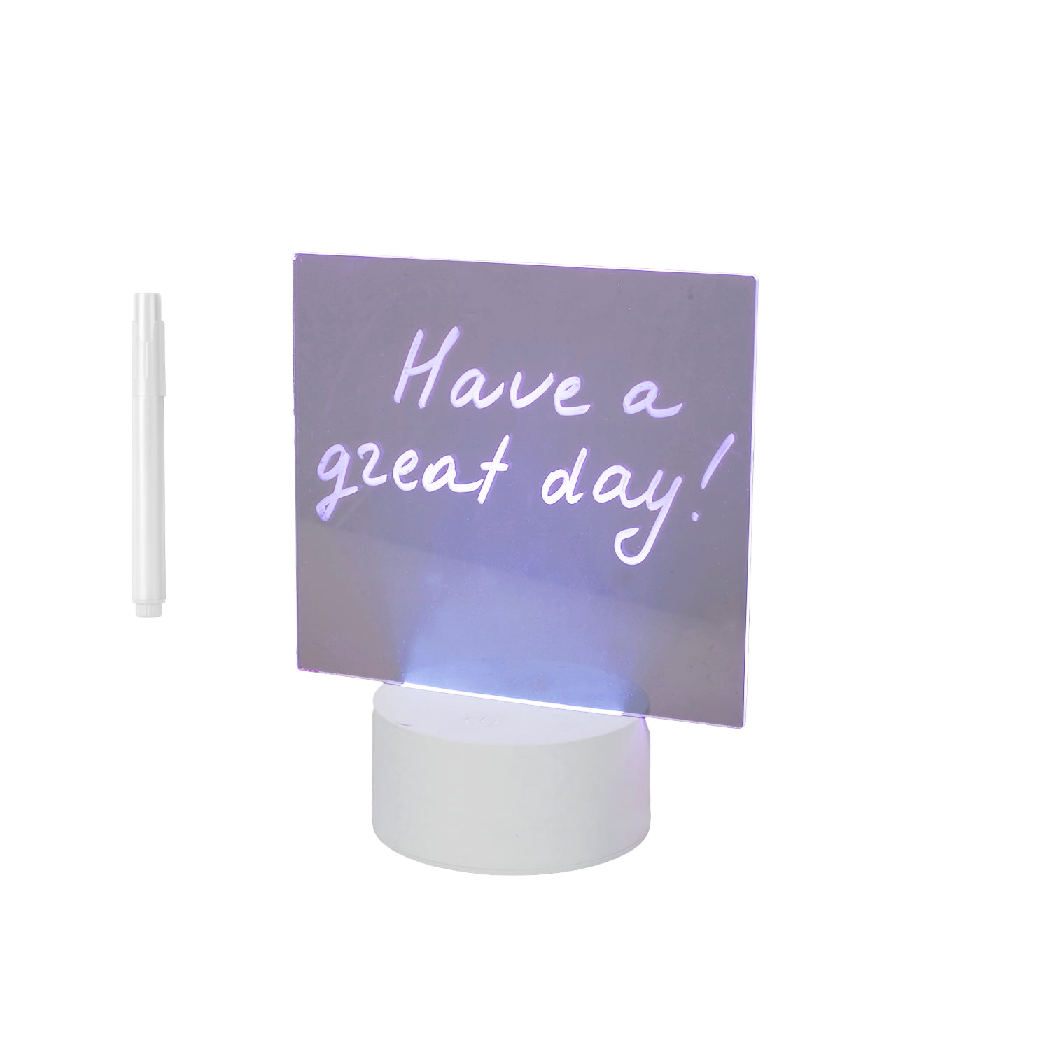 Globe Electric LED Rechargeable Color Changing Mini Glow Board with USB ...