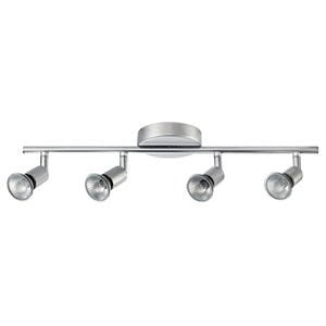 Globe Electric Payton 6-Light Painted Brass Foldable Track Lighting Kit ...