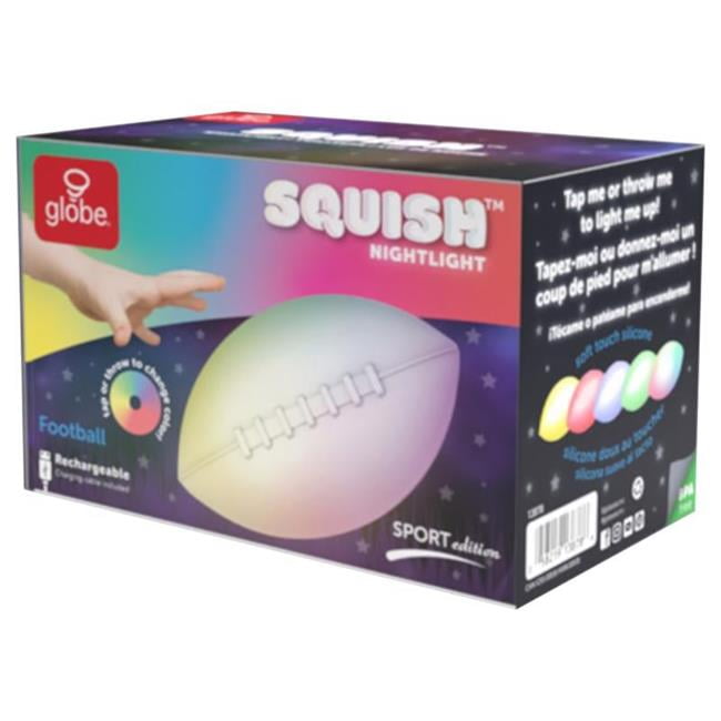 Globe Electric Squish Manual Battery Powered Football LED Night Light ...