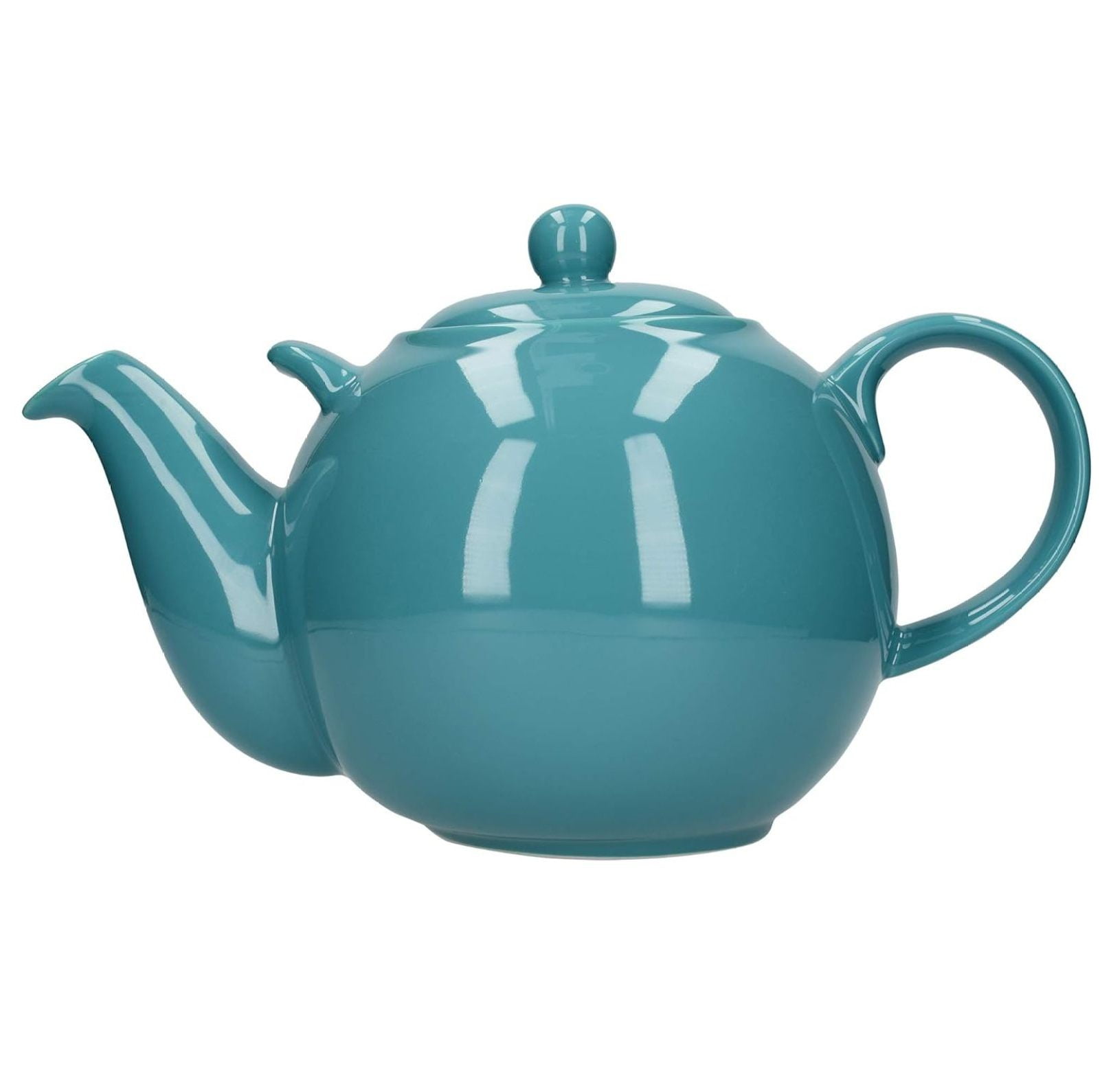 Globe Extra Large Teapot with Strainer, 10 Cup (3 Litre), Aqua ...
