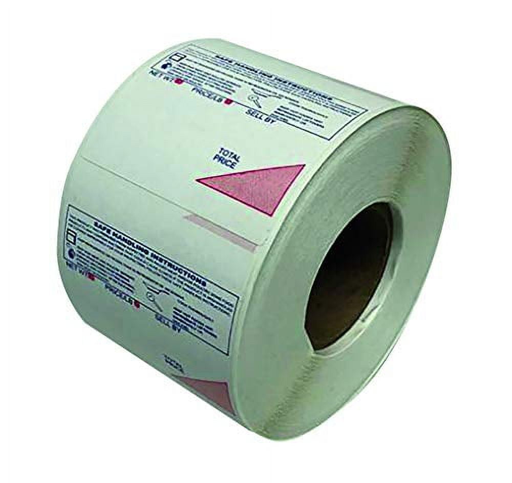 Globe/Ishida Scale Label GL-4164, Safe Handling, UPC, 64 mm x 59 mm (2.520” x 2.323”), 625 ...