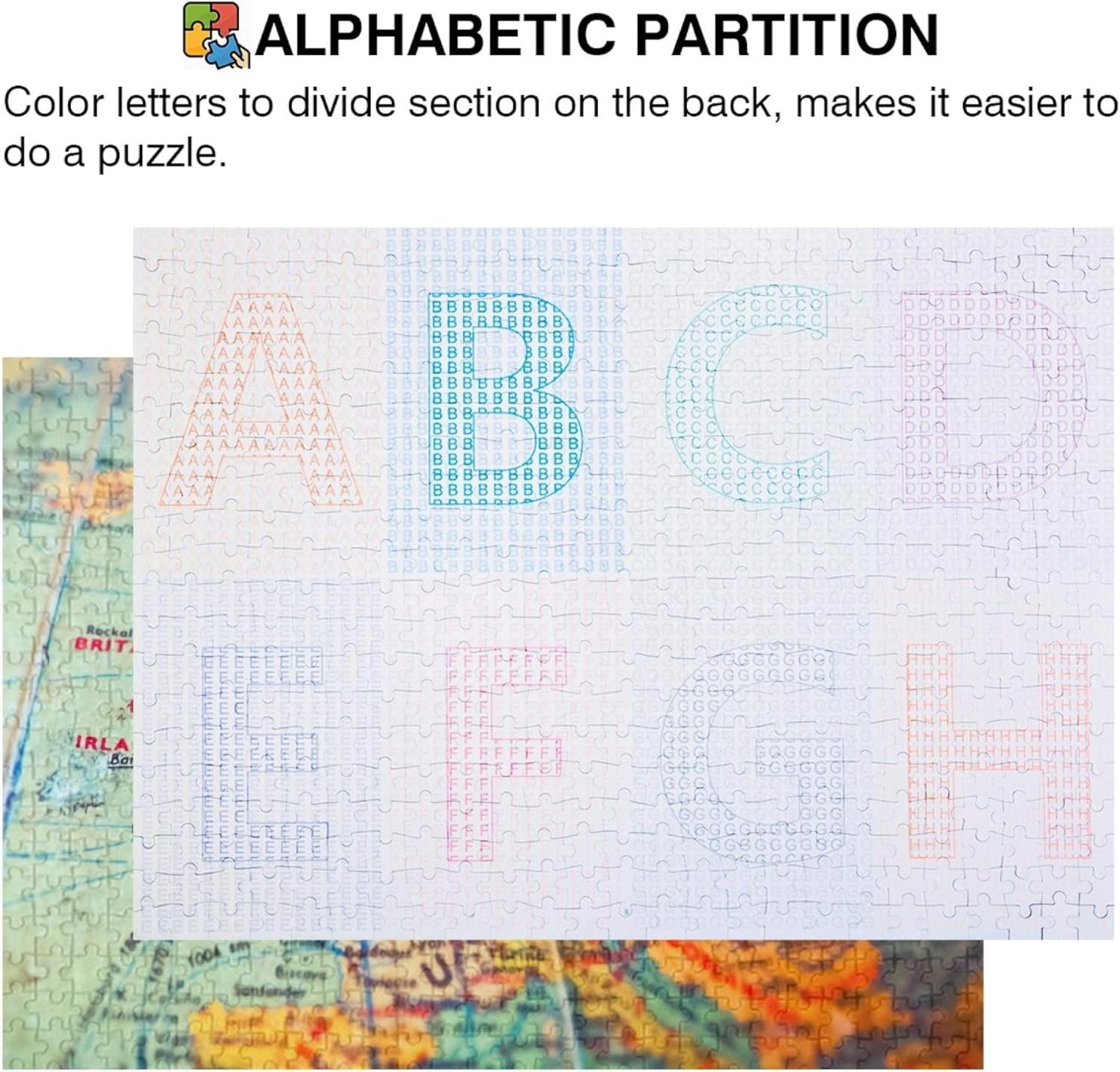 Globe Map Jigsaw Puzzle 500 Pieces, Intellectual Entertainment ...