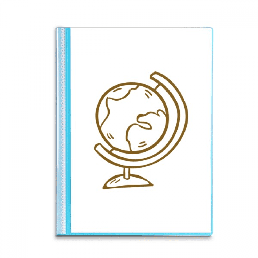 Globe World Teach Aid School Course Book Sheet Protectors Portfolio ...