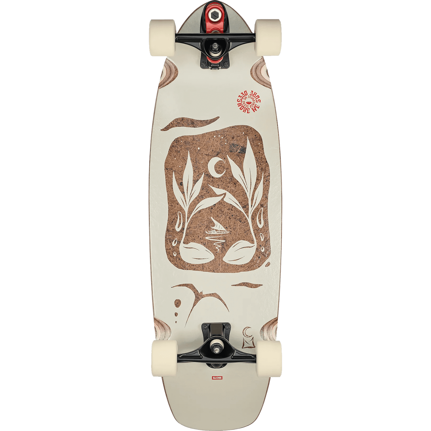 Globe Zuma Surf Skate Complete 9.7 x 31.5 Coconut/Niu - Walmart.com