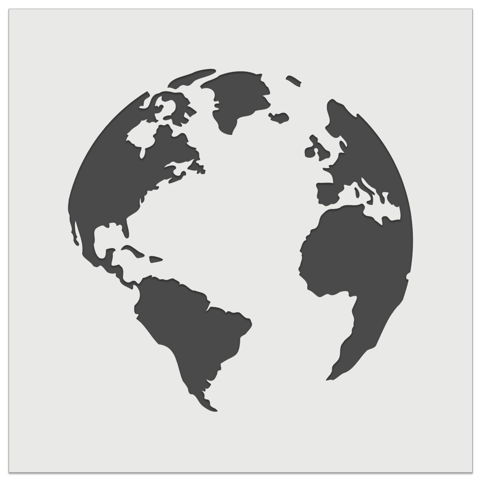 Globe of Earth DIY Cookie Wall Craft Stencil - 3.5 Inch - Walmart.com