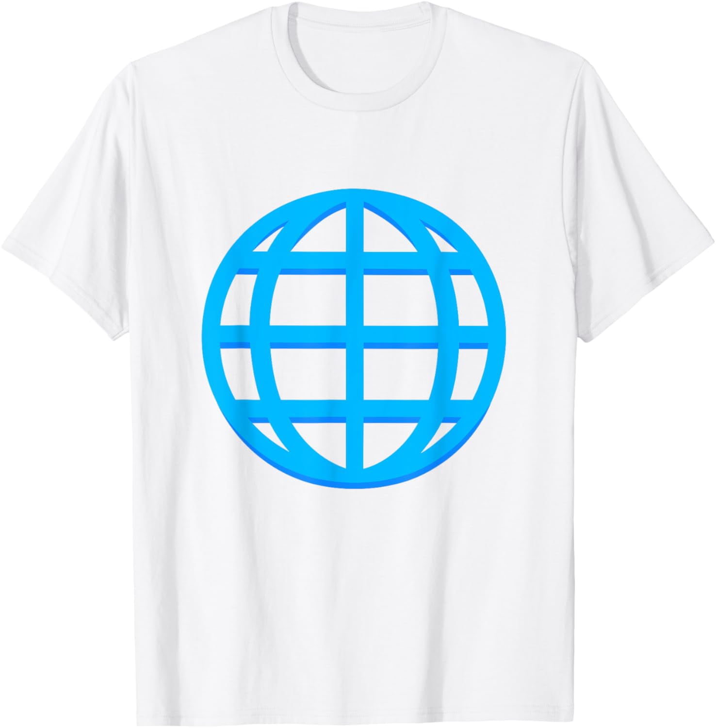 Globe with Meridians Costume T-Shirt men and women can wear, black ...