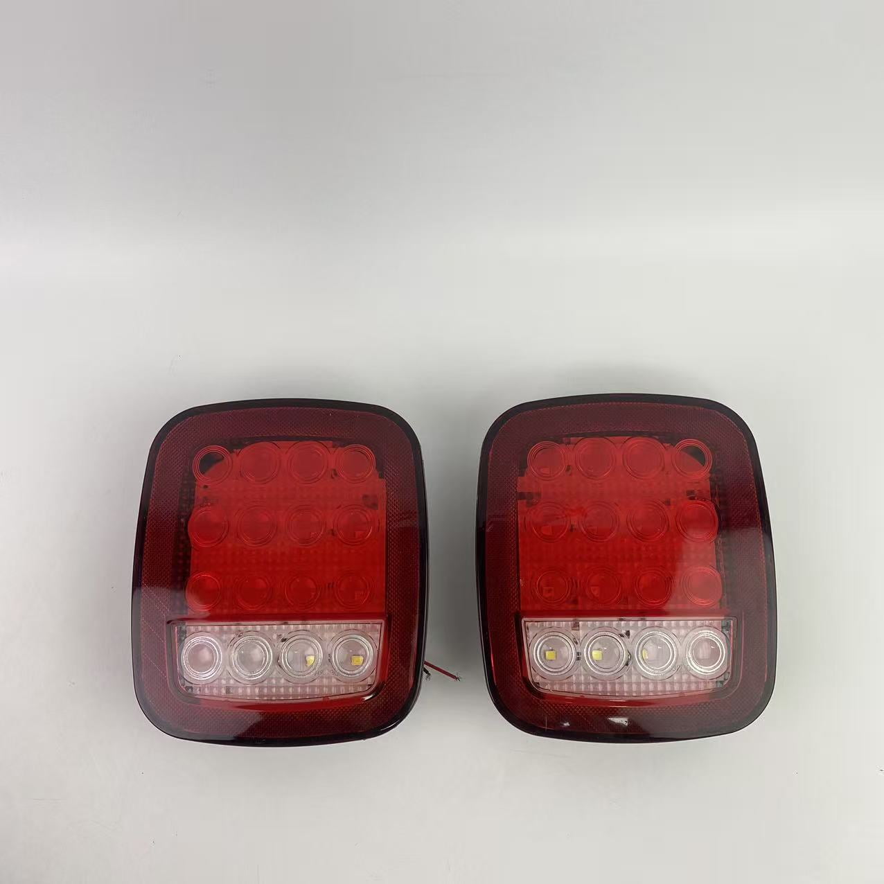 GlobeCurate Lights for vehicles,16 LED Stop Tail Turn Signal Backup ...