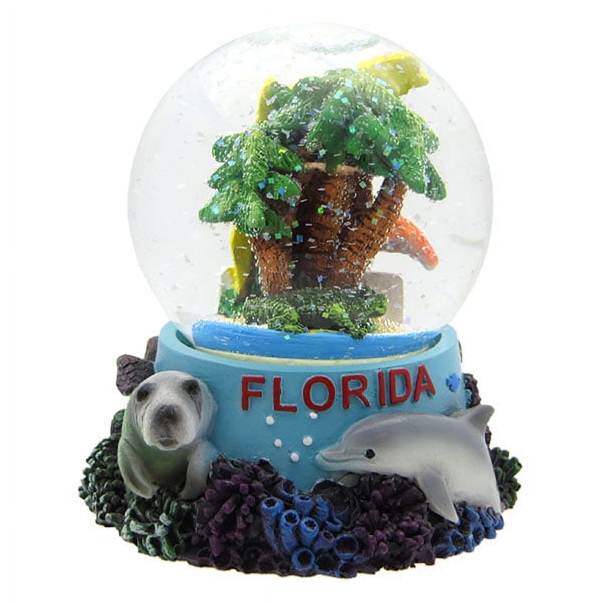Globes Poly 65mm Florida Palm Trees and Flamingo Florida - Walmart.com