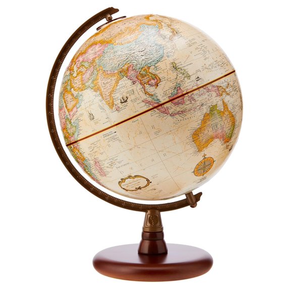Globes Quincy Globe, Antique English, 9-Inch Diameter - Walmart.com