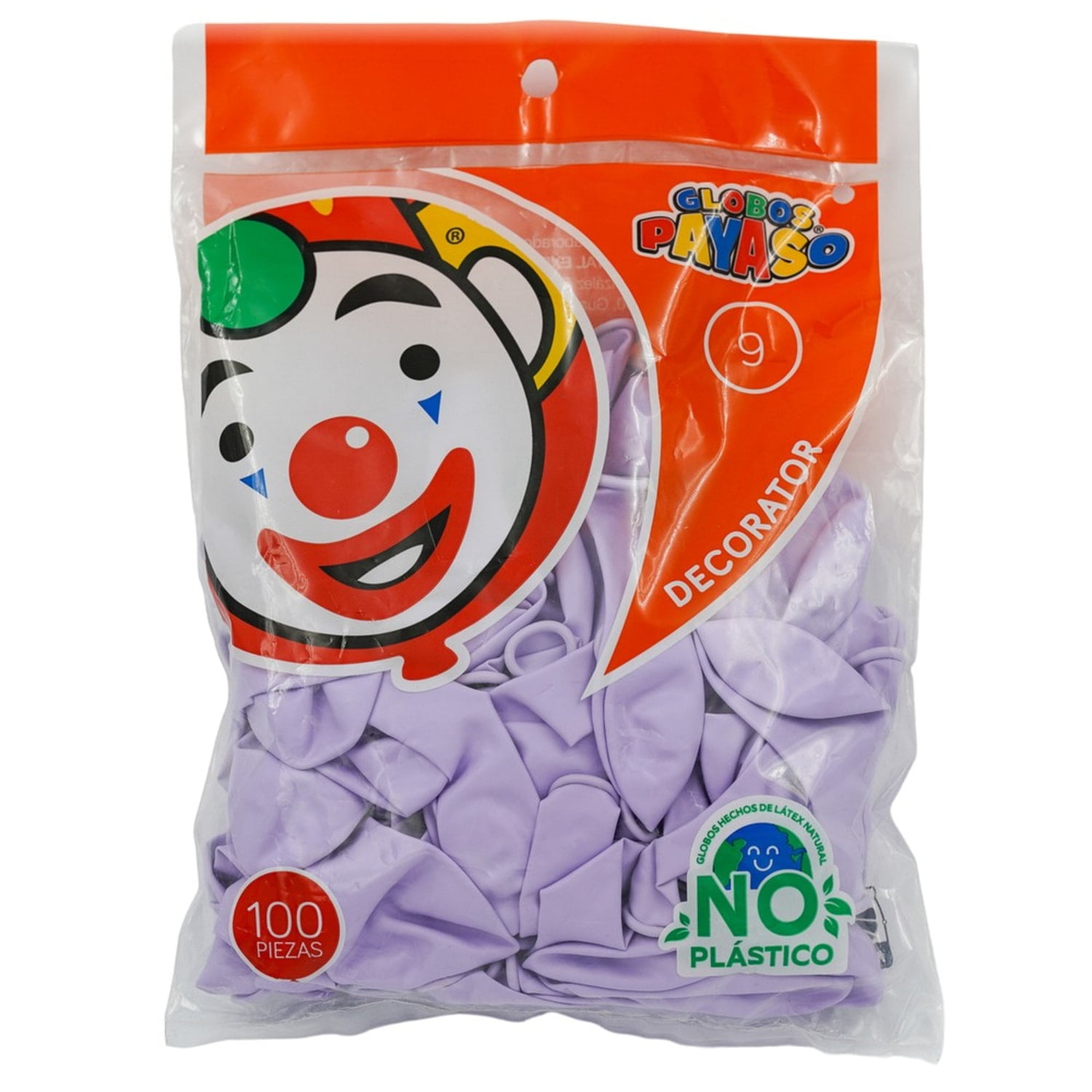 Globos Payaso Latex Plain Balloons (Pack of 100) - Walmart Business ...