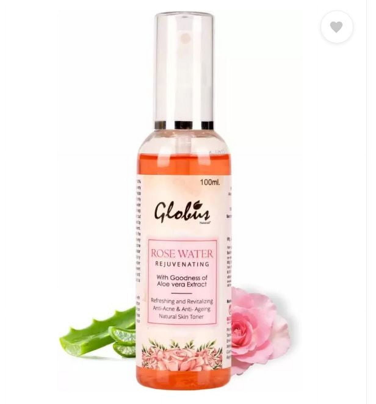 Globus Naturals Rejuvenating Rose Water With Goodness Of Aloe Vera ...
