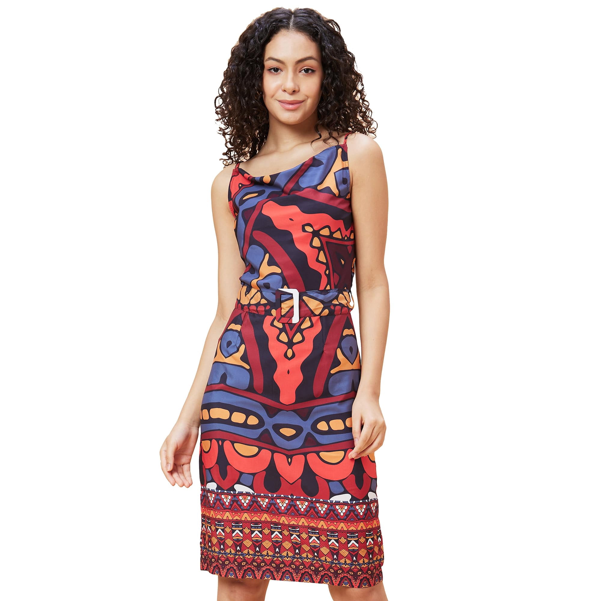 Globus Women Multi Printed Sheath Dress - Walmart.com