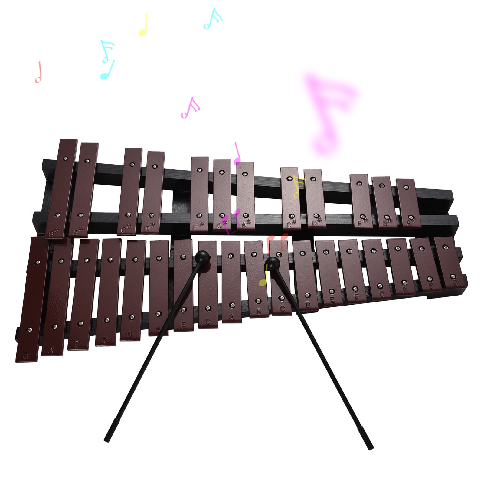 Glockenspiel,Note Wooden Frame 5mm Thickness Bars Wooden Frame 5mm ...