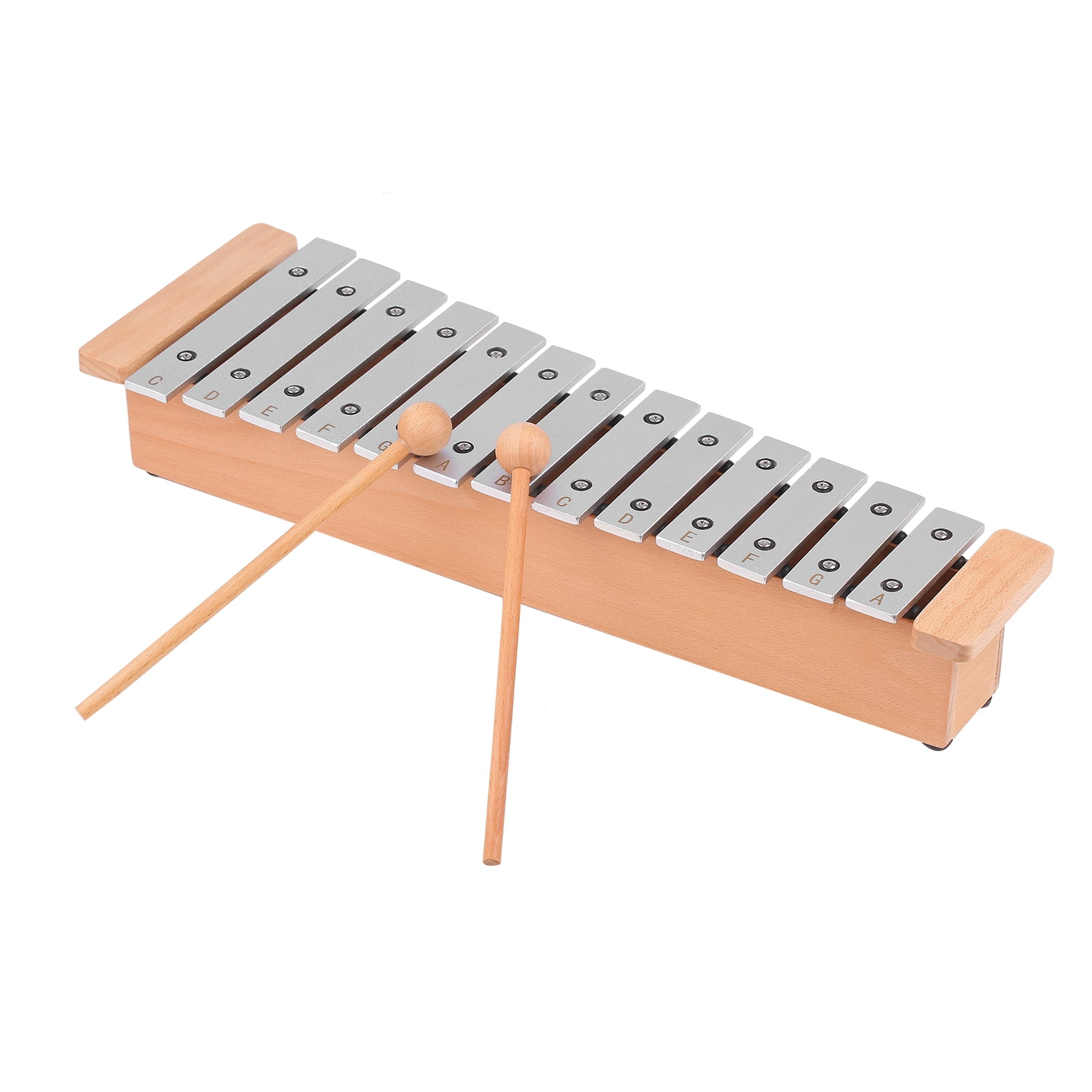 Glockenspiel,Piano Percussion Musical Portable Piano Percussion 13-note With Wooden Sticks ...