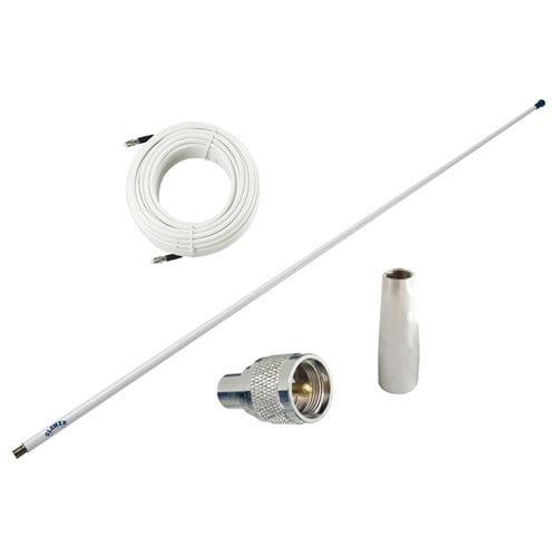 Glomex 4' Glomeasy VHF Antenna 3db with FME Termination #RA300PBKIT ...