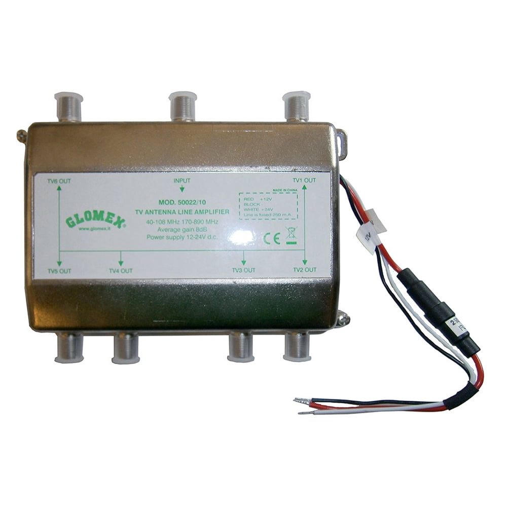 Glomex 6-Way Splitter Up To 6 TVs [50022/10] - Walmart.com