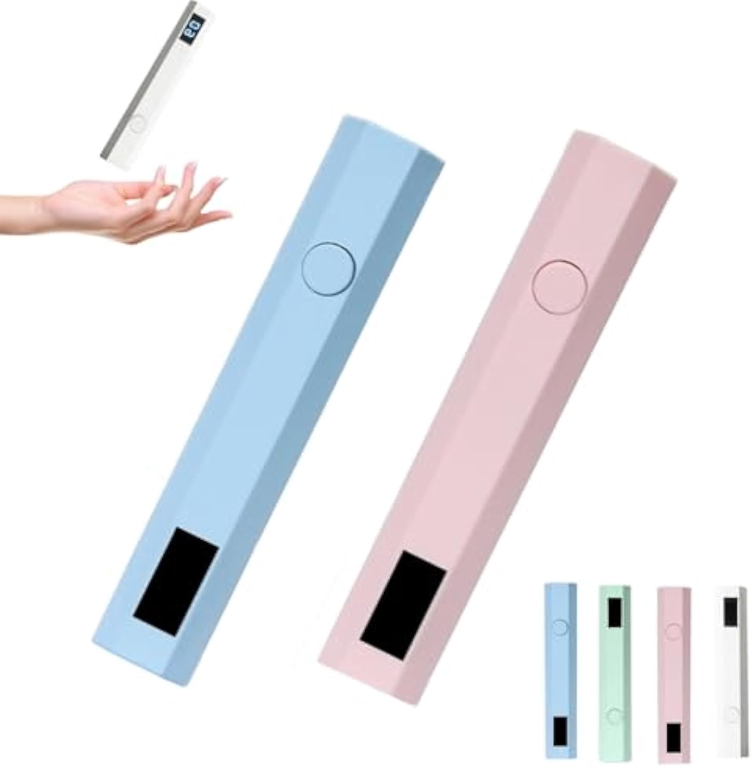 Glonailstickers Finger Nails UV Light, Portable Rechargeable Nail Lamp ...