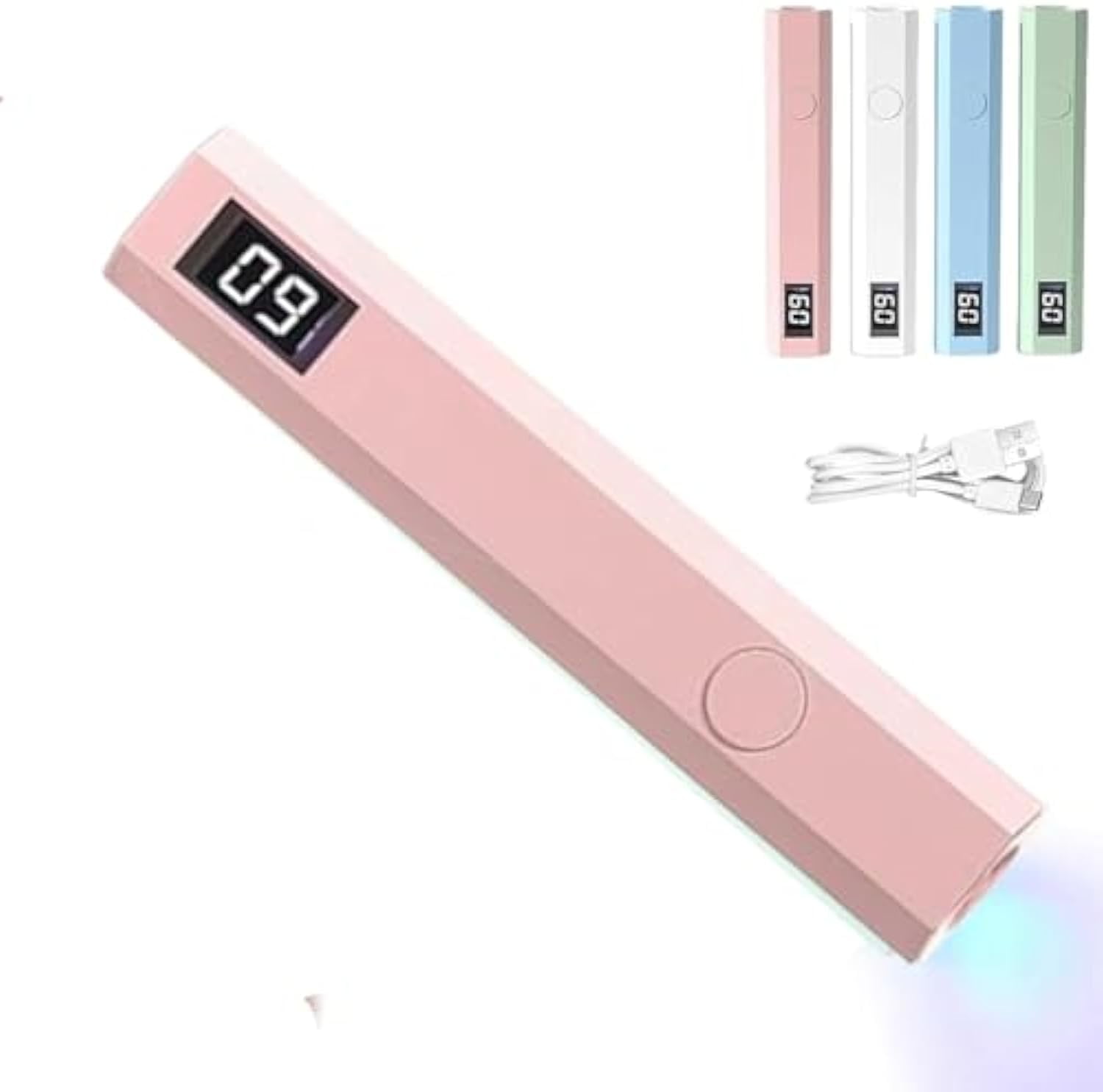 Glonailstickers Finger Nails Uv Light, Nail Stickers Kit with Uv Light ...