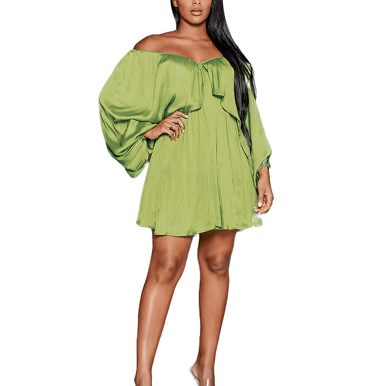 Short Light Green Dresses