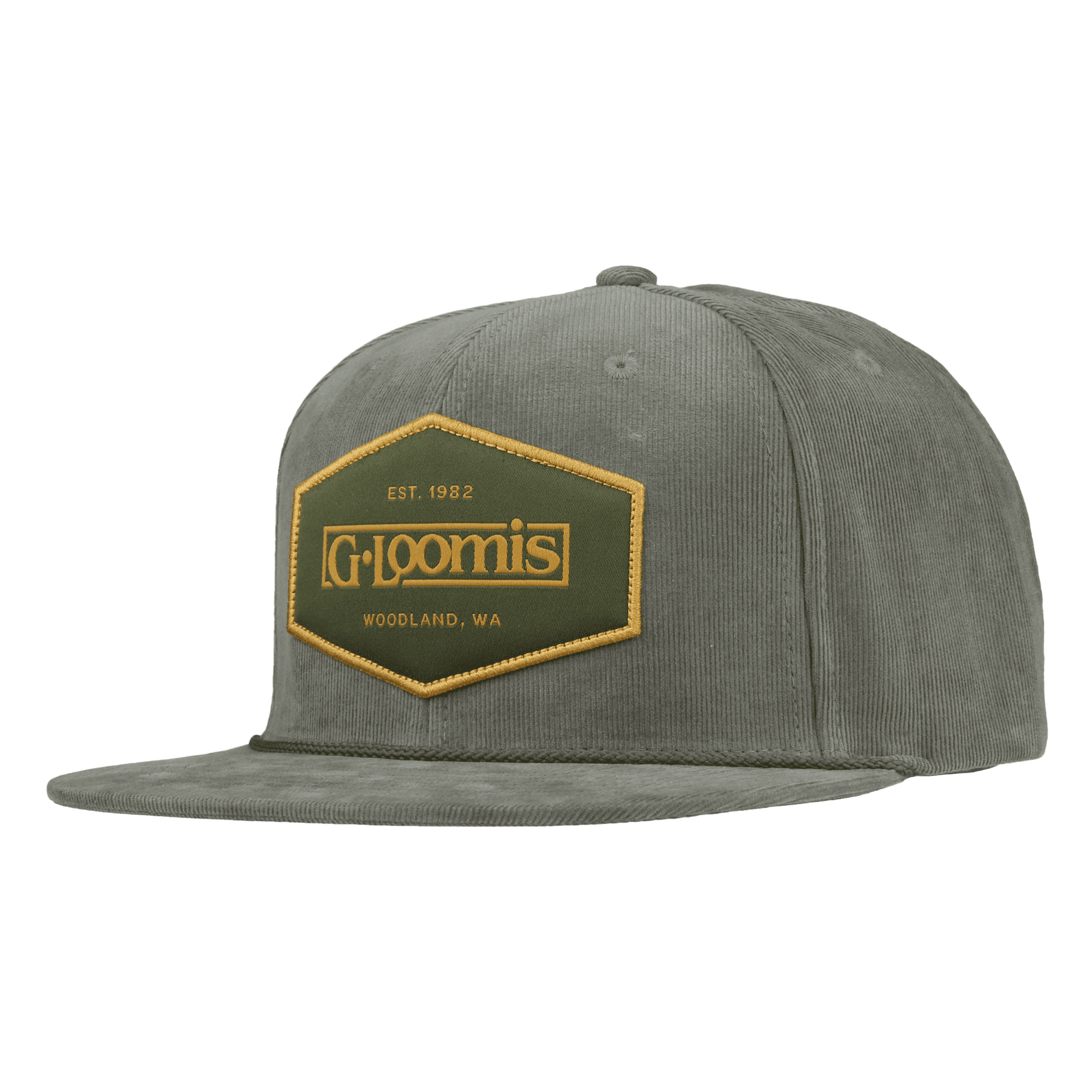 Gloomis Fishing G. Loomis Rope Flatbill Cap - Olive, One Size Fits Most ...