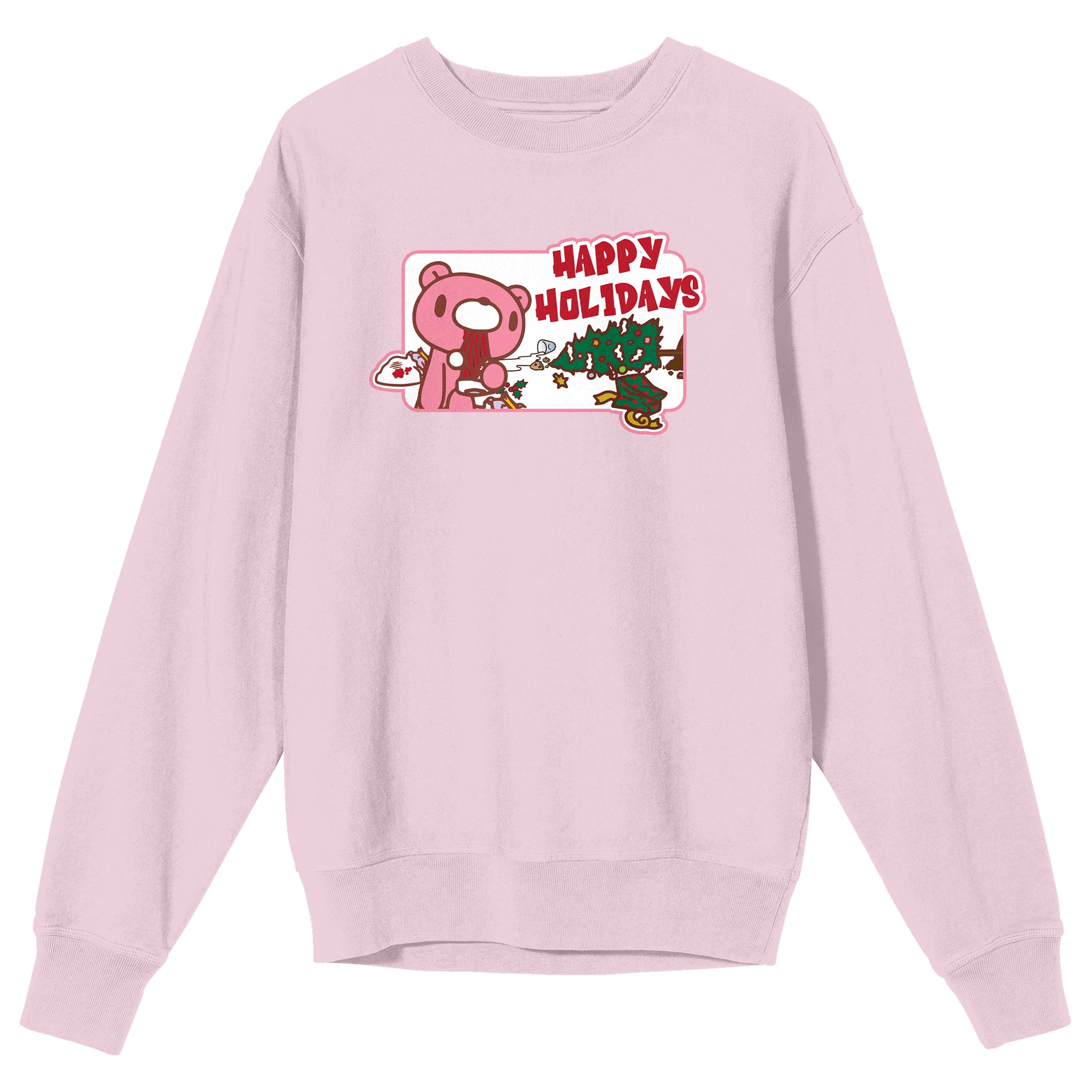 Gloomy Bear - Happy Holidays, Pink Bear, Scattered Christmas ...