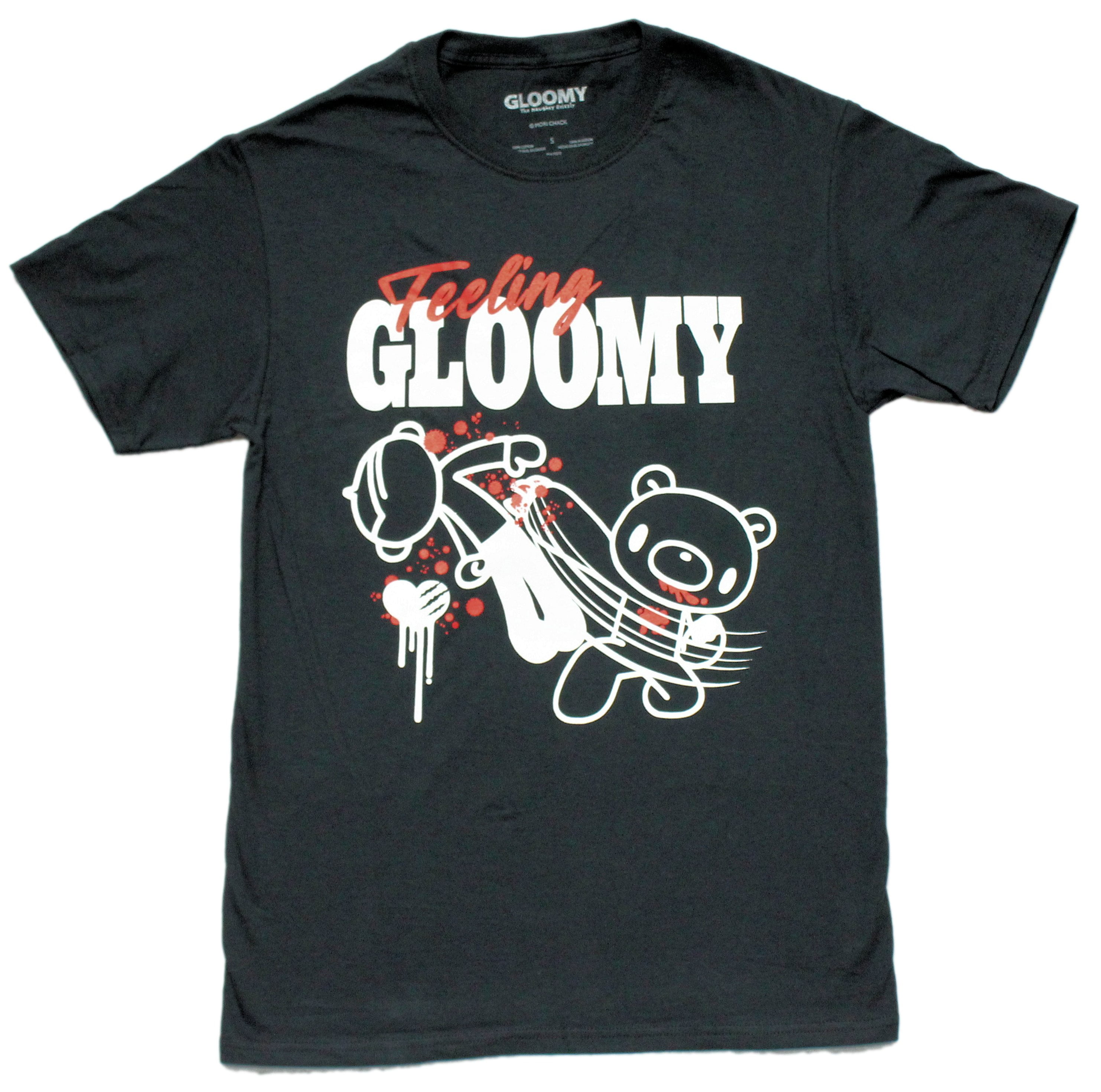 Gloomy The Naughty Grizzy Mens T-shirt - Punching Pitty Feeling (Large ...