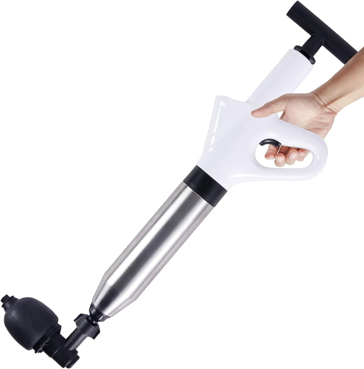 Jollebone 5 in 1 High Pressure Toilet Plunger Kit with Bathroom Sink ...