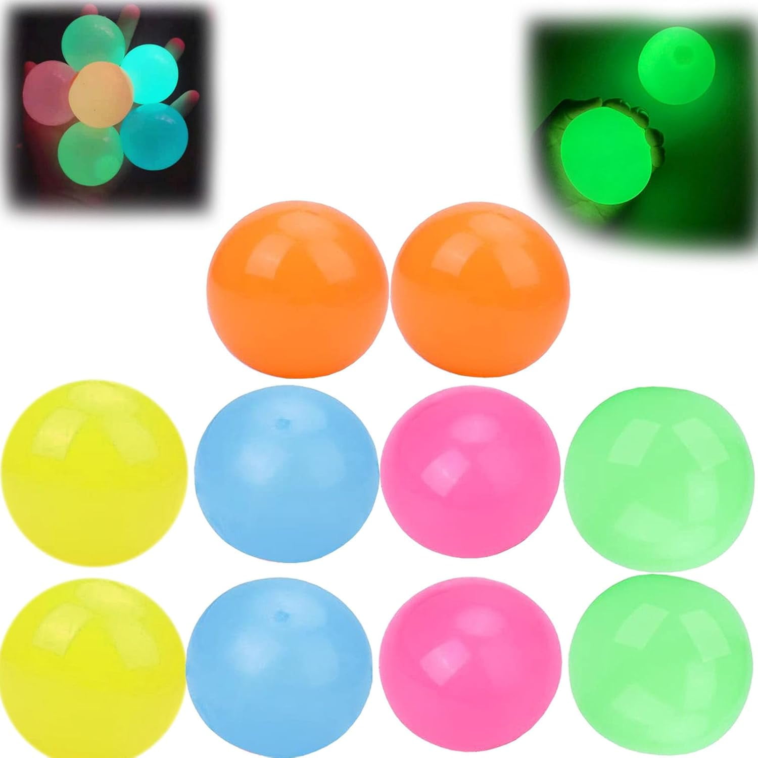 Glorbs Glow in The Dark Balls, Glorbs - Glorbs Balls, Glorbs Sticky ...