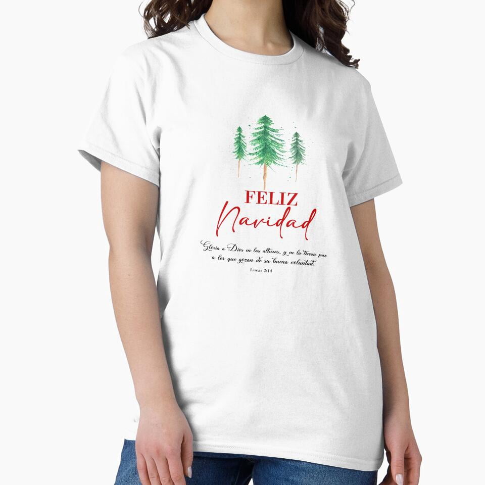 Gloria A Dios En Las Alturas Spanish Bible Verse Shirt, Seasonal Family ...