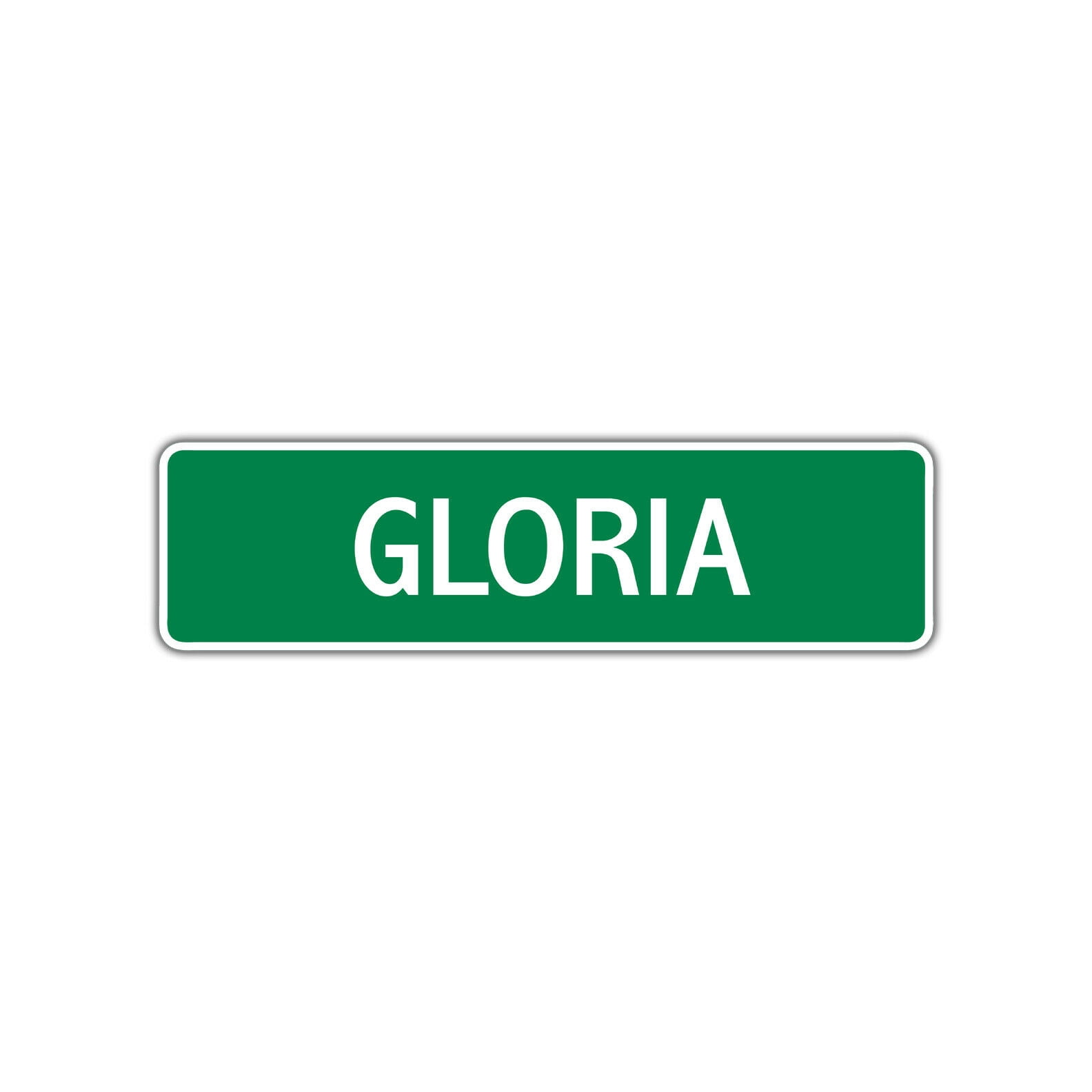Gloria Girls Children Name Letter Printed Label Indoor Outdoor Unique ...